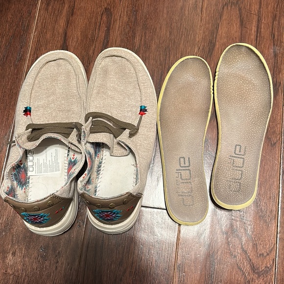Hey Dude | Shoes | Hey Dude Wendy Rodeo Wheat Aztec Slip On Shoes Size ...